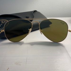 Ray-Ban | Accessories | Ray Ban Aviator Unisex Blue Mirror Lens ...